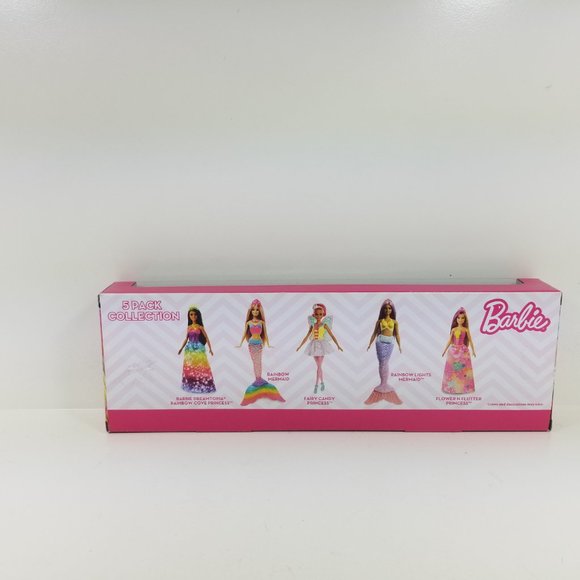 Barbie | Toys | Barbie Micro Collection 5pk Mermaids Fairies Princess ...
